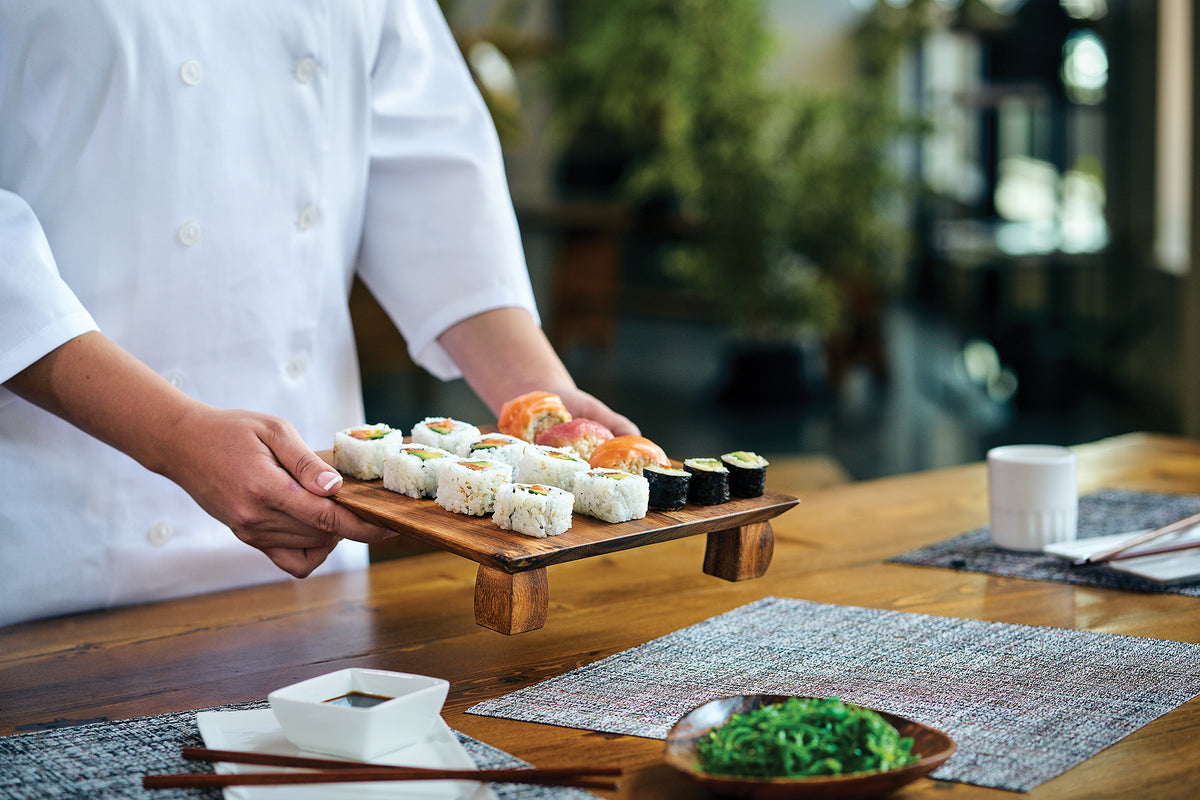 Kyoto Sushi Stand - Acacia Wood - Ironwood Gourmet